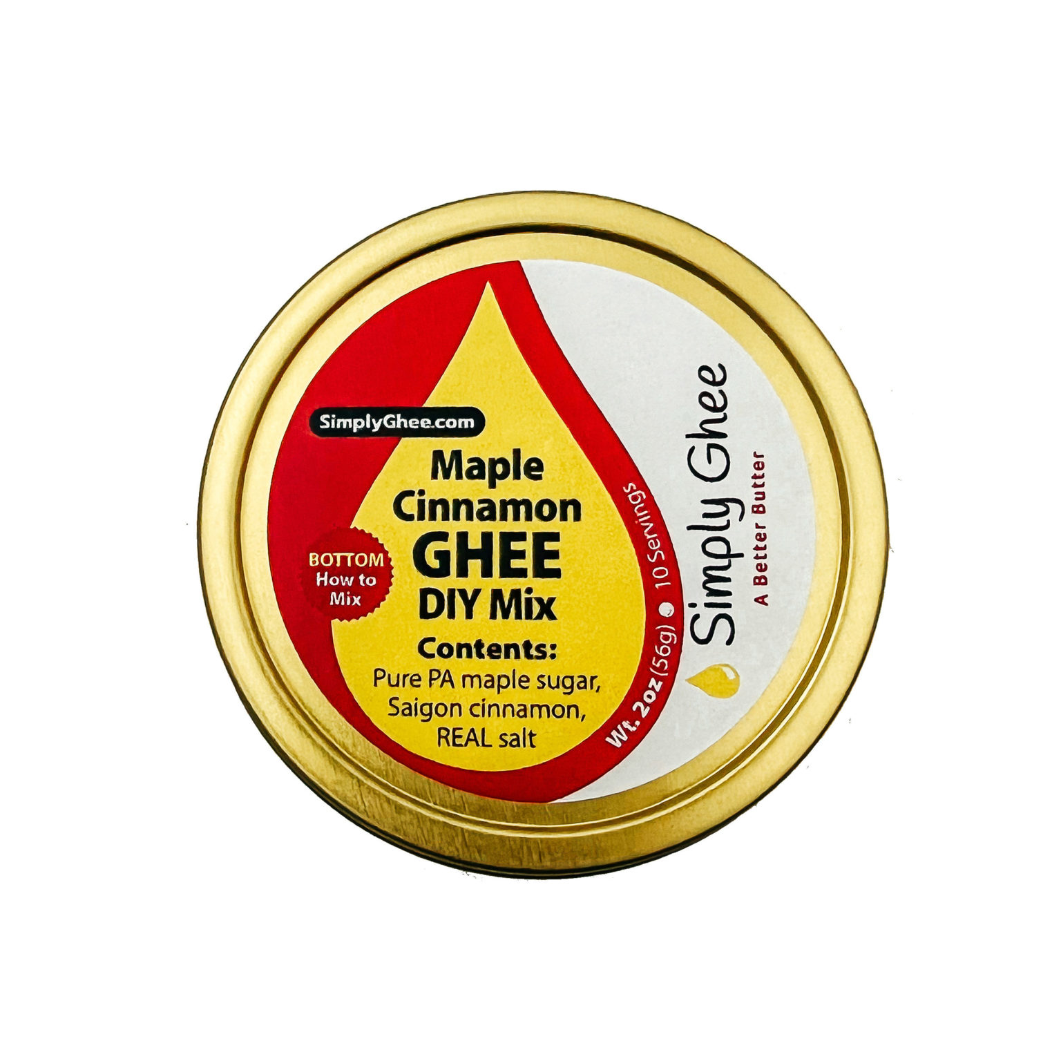 Maple Cinnamon Ghee DIY Mix - Only From Simply Ghee