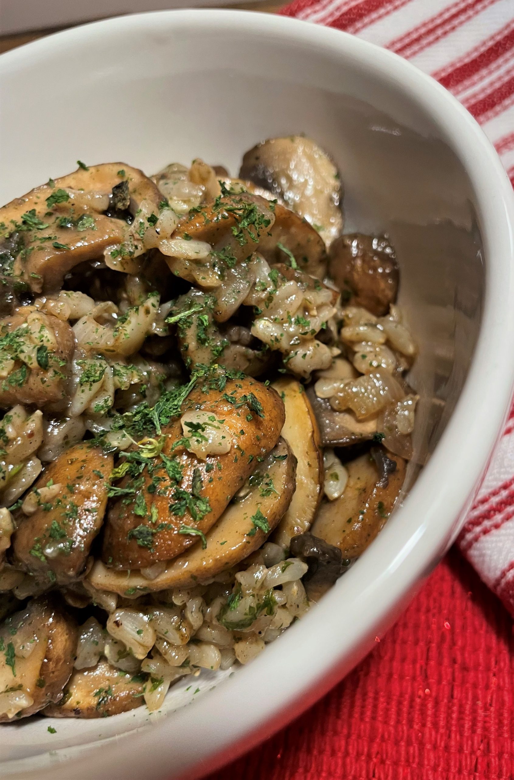 Mushroom Lover's Rice - Simply Ghee