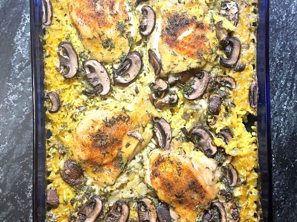 Chicken Rice Casserole - Simply Ghee