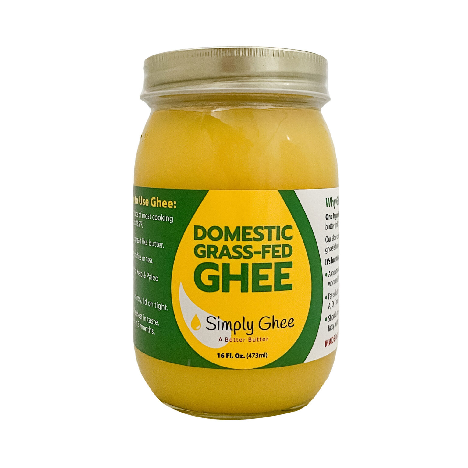 Shop Simply Ghee | Your Source for Delicious Grassfed Ghee
